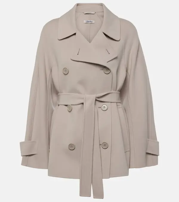 Max Mara Louis Virgin Wool Trench Coat