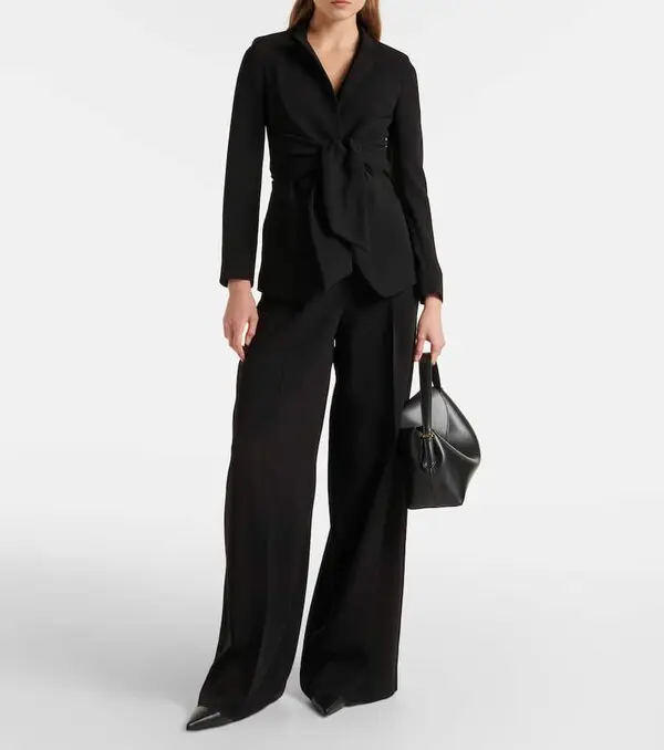 Max Mara Pleated Wide-leg Pants