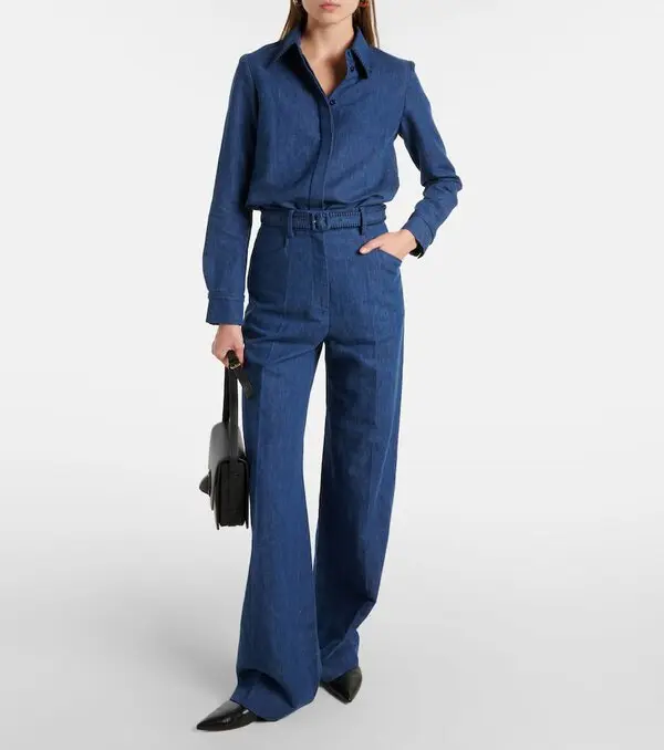 Gabriela Hearst Cruz Cotton And Linen Shirt
