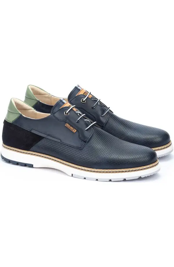 Pikolinos Olvera Leather Derby - Blue