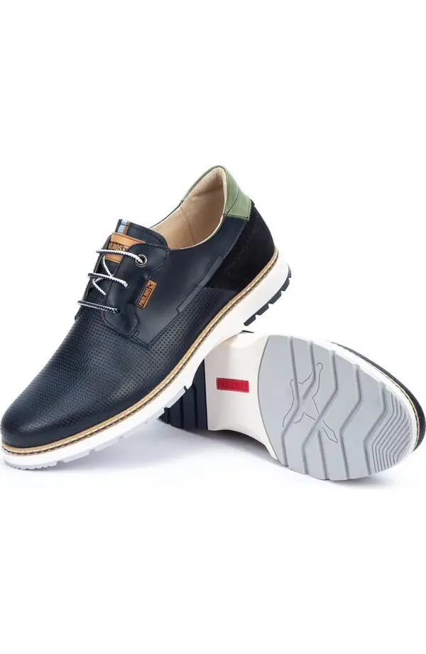 Pikolinos Olvera Leather Derby - Blue