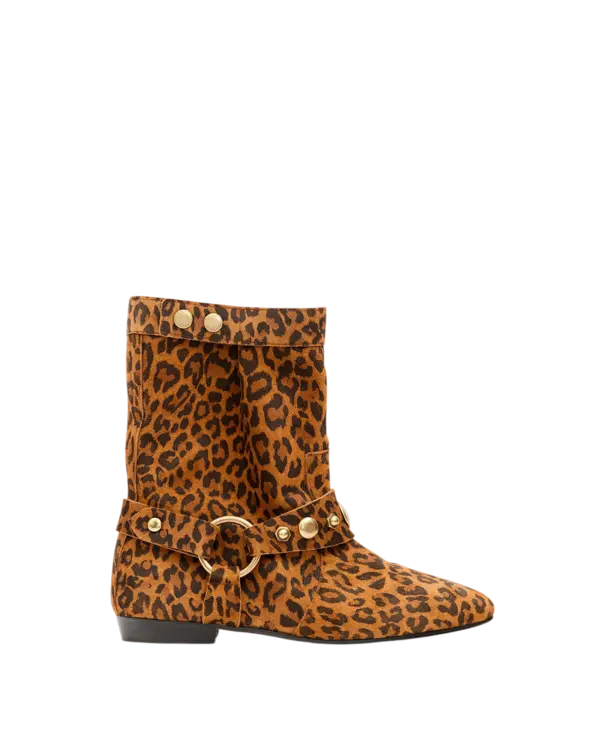 Isabel Marant Étoile Stania Print Boots - Leopard