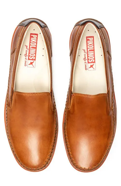 Pikolinos Marbella Leather Driving Shoe - Brandy
