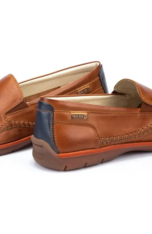 Pikolinos Marbella Leather Driving Shoe - Brandy
