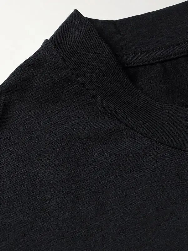 TOM FORD Slim-fit Stretch Cotton And Modal-blend T-shirt - Black