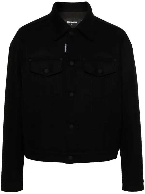 Dsquared2 Oversized-collar Shirt Jacket