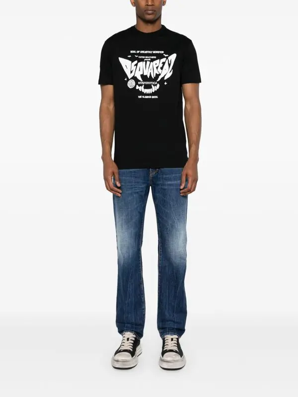 Dsquared2 642 Mid-rise Straight-leg Jeans - Blue