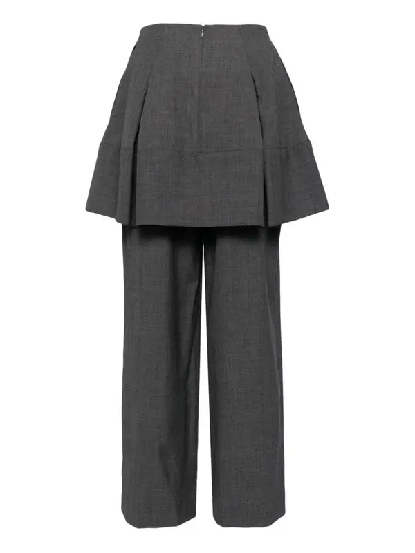 ENFOLD Layered Wide-leg Trousers