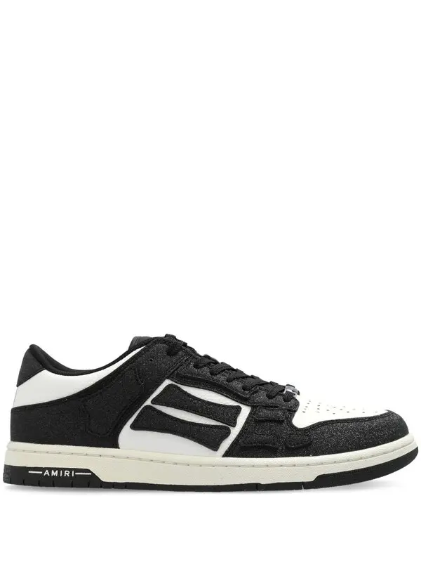 Amiri Shimmer Skel Top Low Sneakers