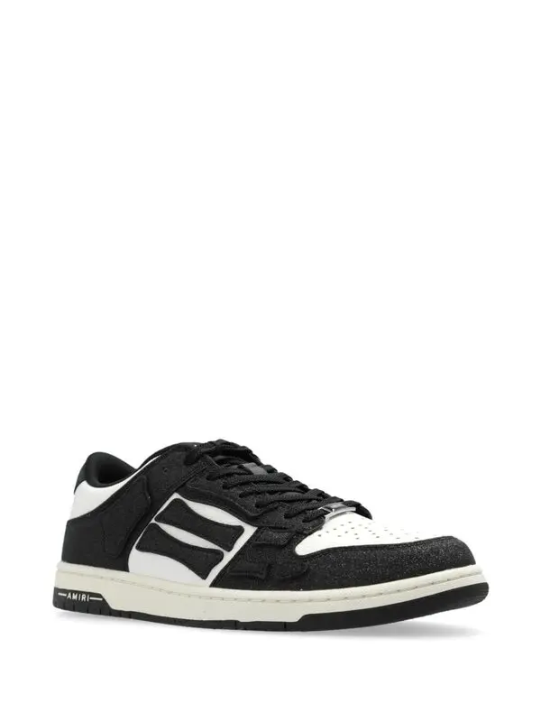 Amiri Shimmer Skel Top Low Sneakers