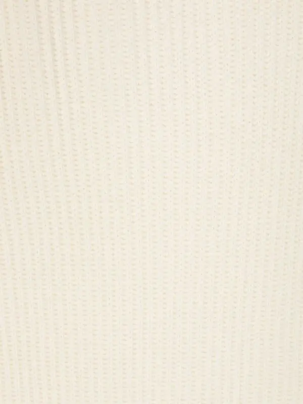 JIL SANDER Logo-patch Wool Scarf - Neutrals