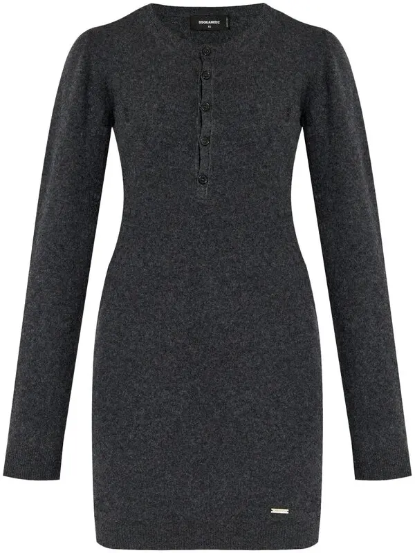Dsquared2 Fine-knit Wool Minidress