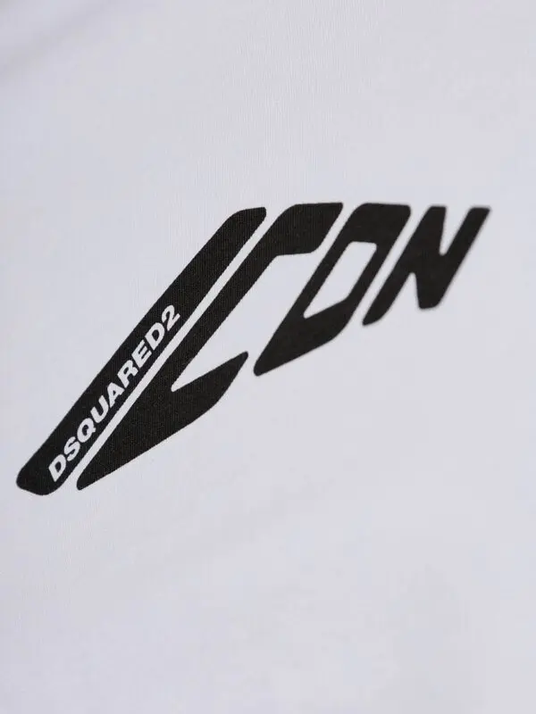 Dsquared2 Logo-printed Cropped T-shirt - White