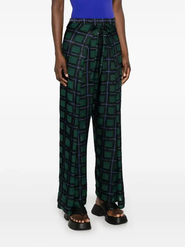 Henrik Vibskov Check-patterned Trousers
