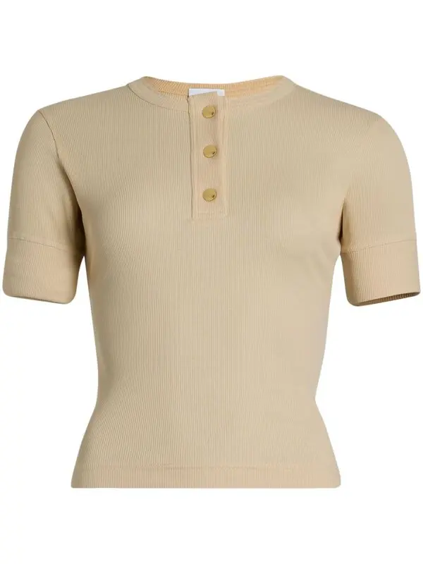 PATOU Henley Top - Neutrals