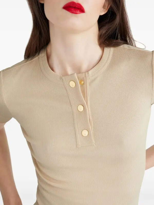 PATOU Henley Top - Neutrals