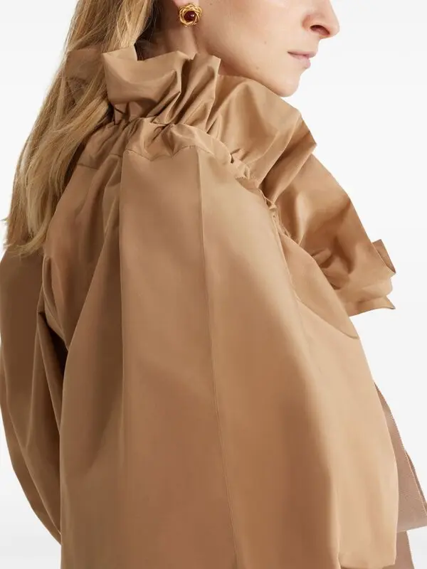 PATOU Iconic Drawstring Blouse - Neutrals