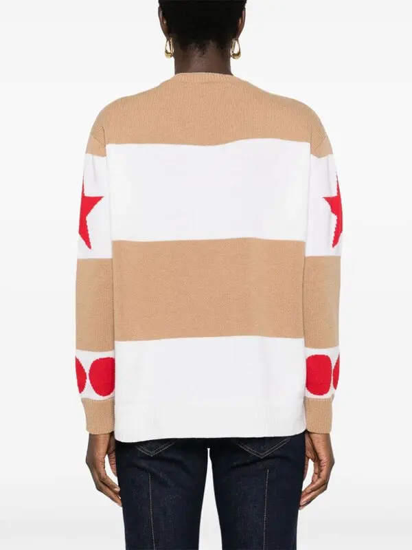 Max Mara Dirce Striped Jumper - Brown