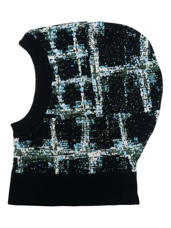Henrik Vibskov Pixelated Balaclava - Black
