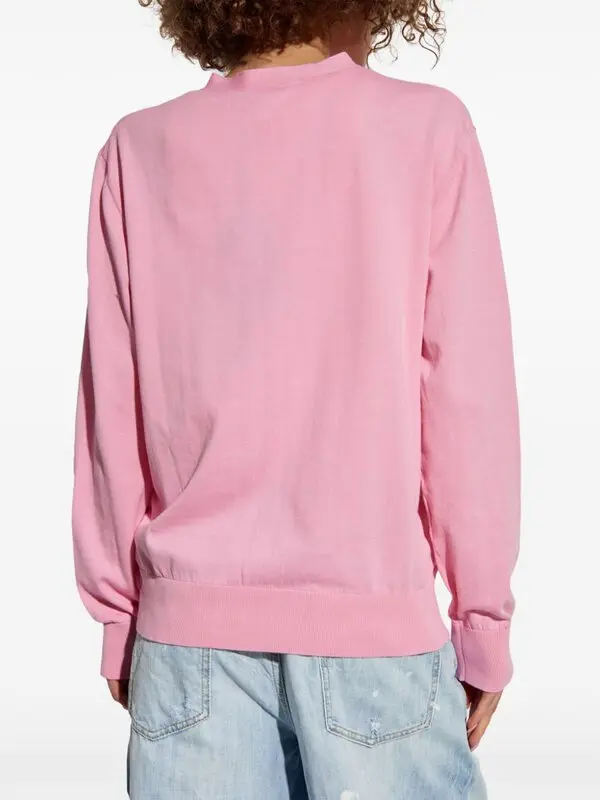 Dsquared2 Logo Patch V-neck Cardigan - Pink