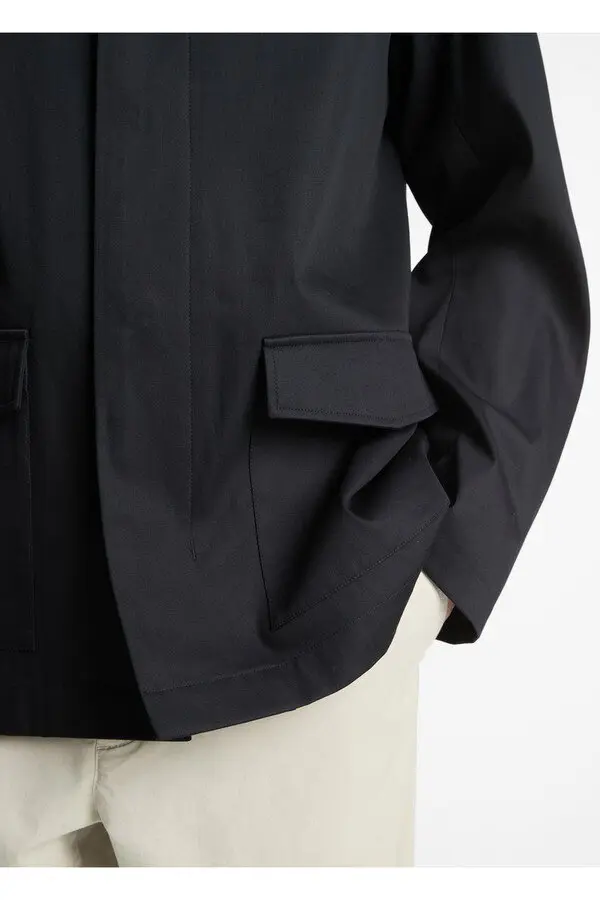 Vince Short Mac Coat - Black