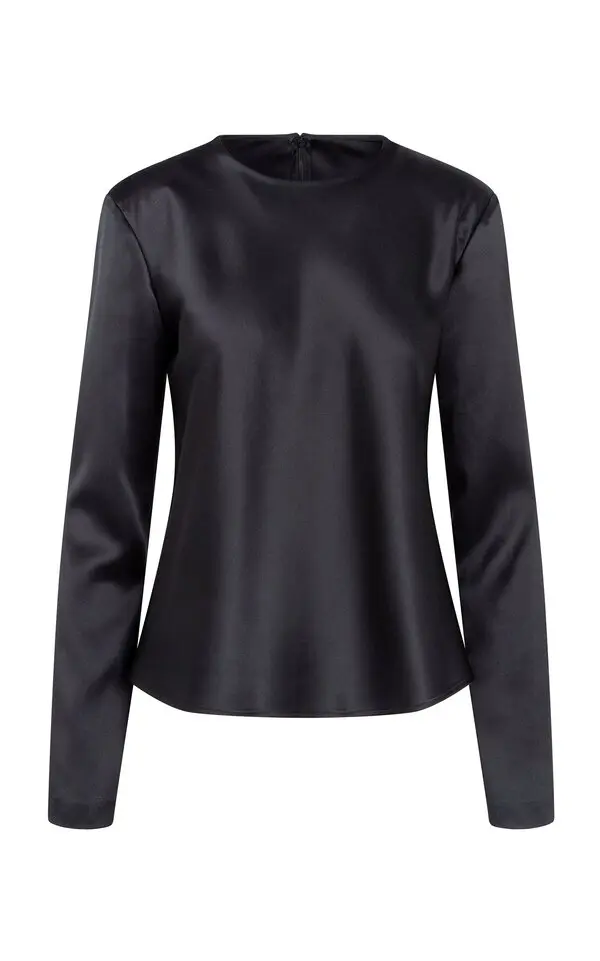 HEIRLOME Ruth Crewneck Silk Top Only