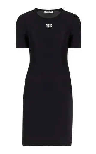 Miu Miu Knit Jersey Dress