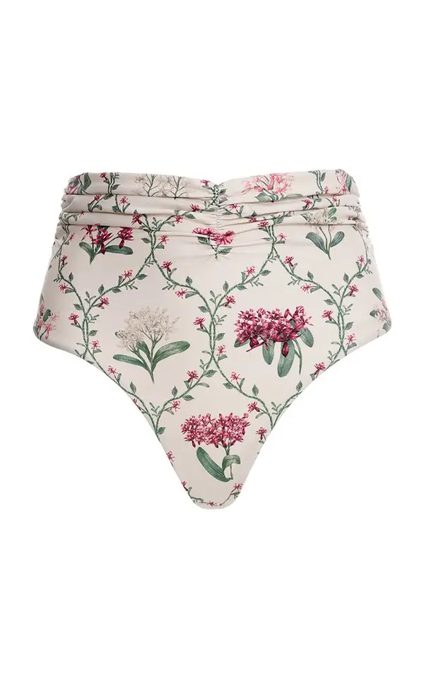 Agua Bendita Vaiven High-waisted Bikini Bottom - White