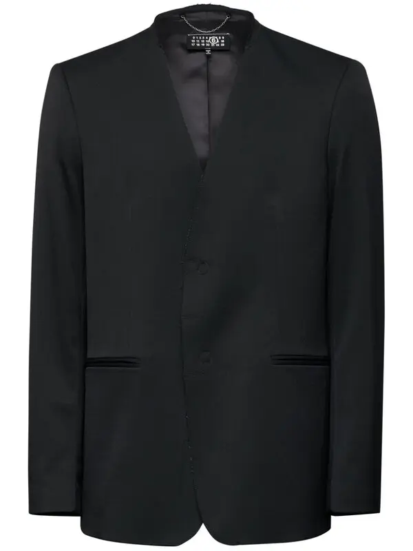 MAISON MARGIELA Single-breasted Twill Blazer