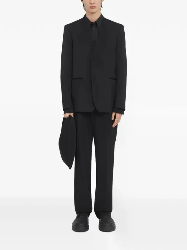 MAISON MARGIELA Single-breasted Twill Blazer - Black