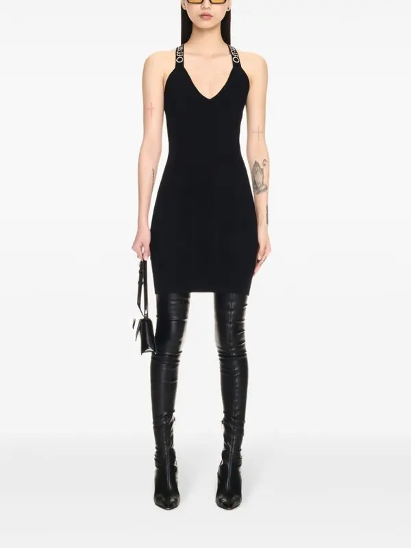 Off-White Logo-jacquard Mini Dress