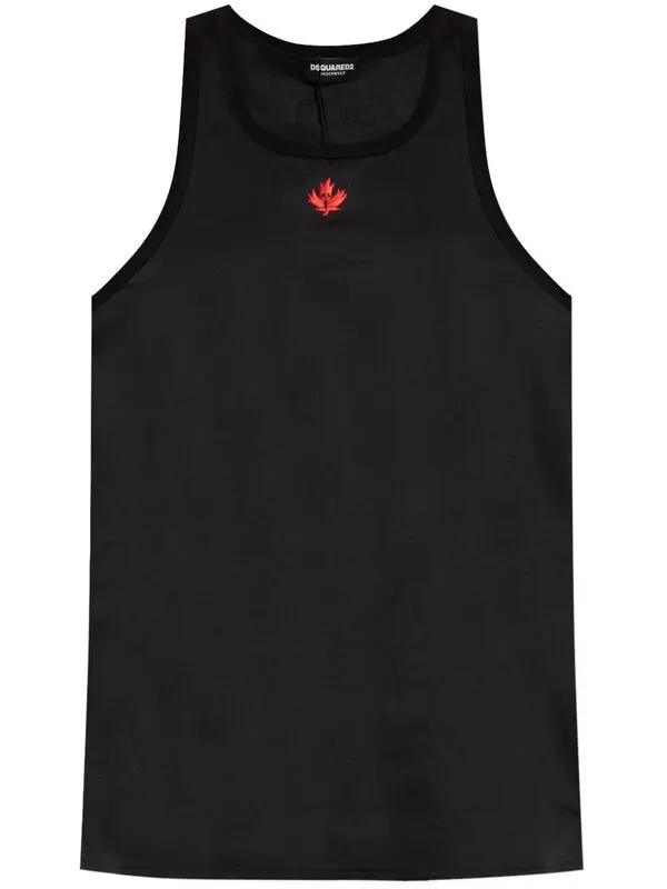 Dsquared2 Embroidered-logo Cotton Tank Top