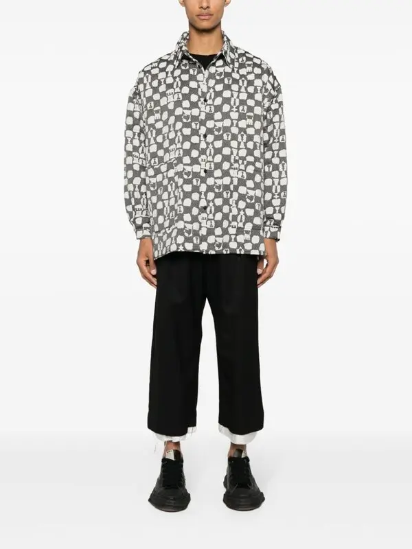 Henrik Vibskov Big Patterned-jacquard Shirt