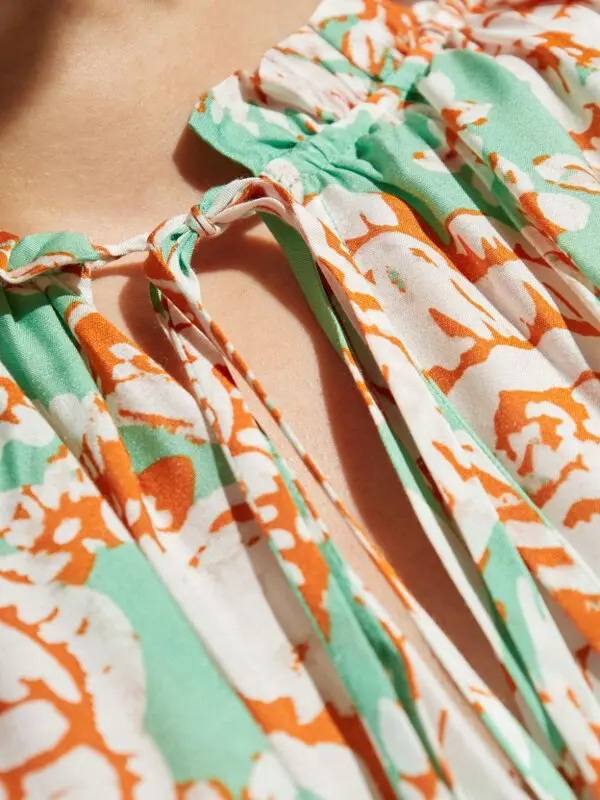 Diane Von Furstenberg Floral-print Shift Midi Dress