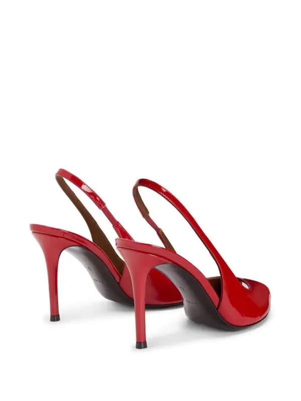 GIUSEPPE ZANOTTI 90mm Intriigo Open Toe Sandals - Red