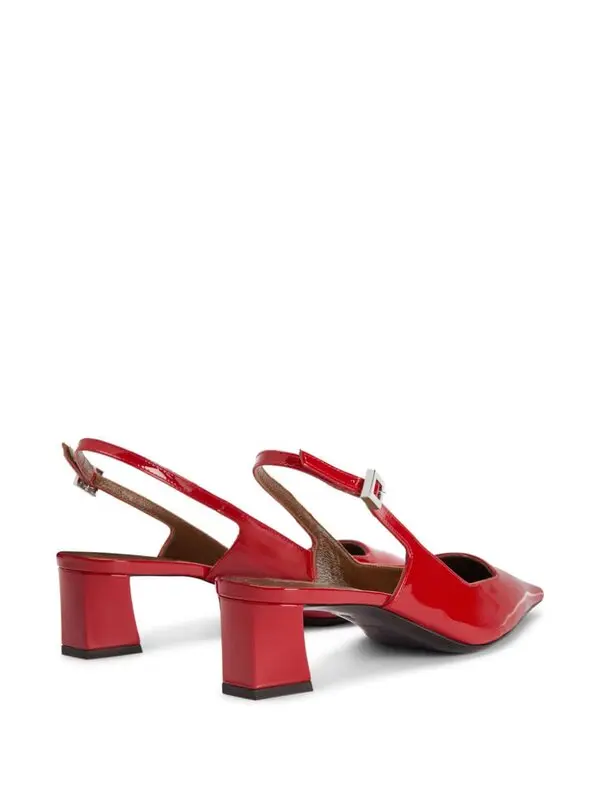GIUSEPPE ZANOTTI 45mm Brendha Slingback Pumps - Red