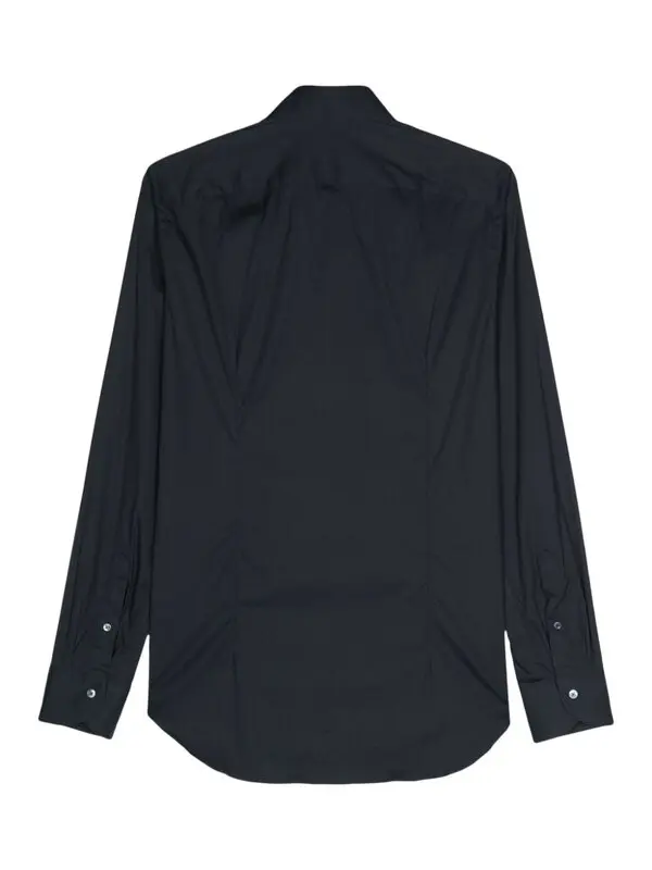 Canali Classic-collar Long-sleeve Shirt