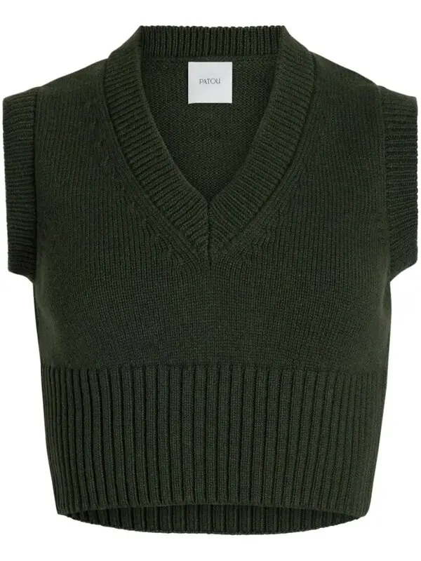 PATOU Cropped Vest