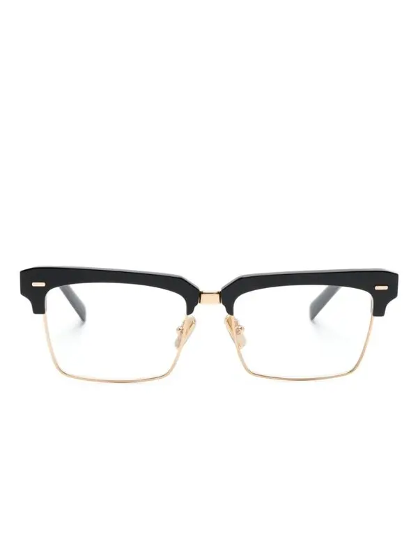Miu Miu Rectangular Clubmaster-frame Glasses