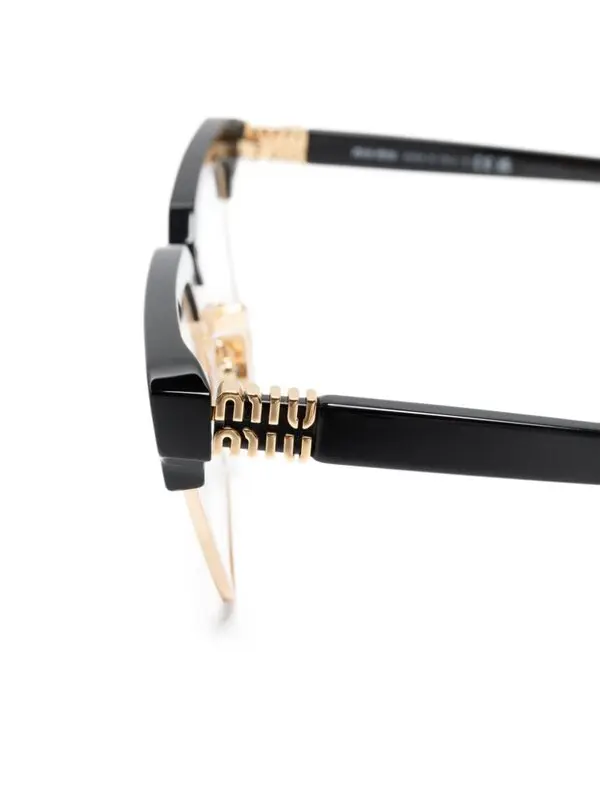 Miu Miu Rectangular Clubmaster-frame Glasses
