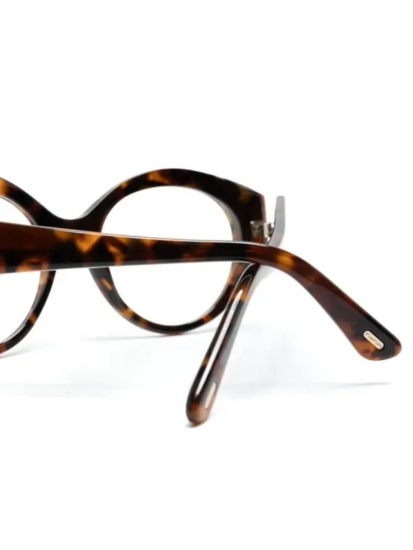 TOM FORD Tortoiseshell Oval-frame Glasses