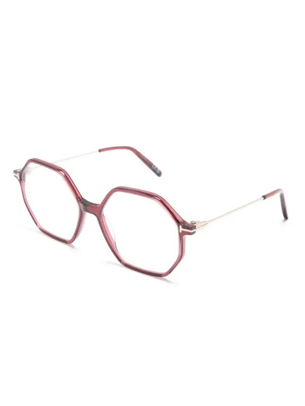 TOM FORD Geometric Frame Eyeglasses