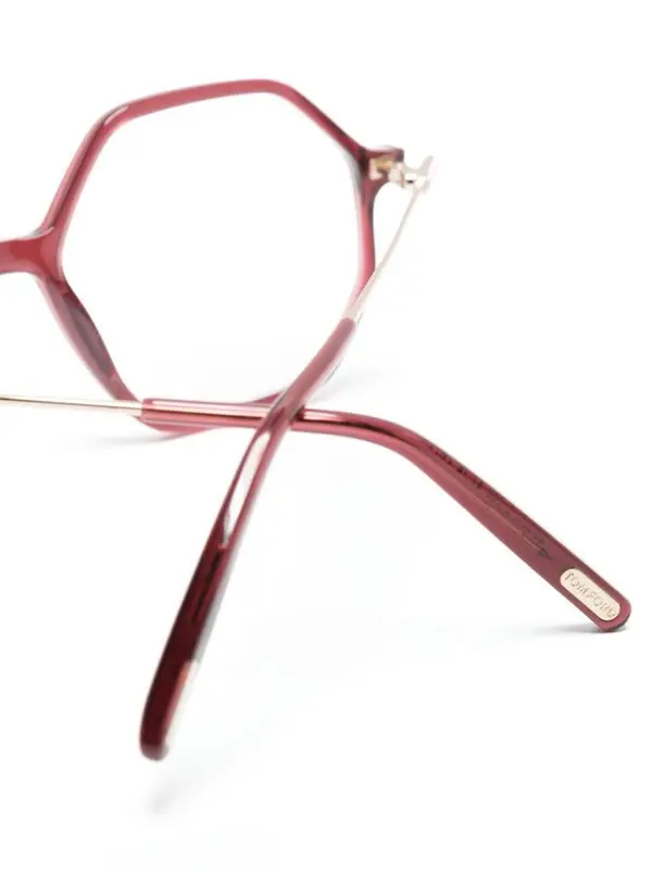 TOM FORD Geometric Frame Eyeglasses