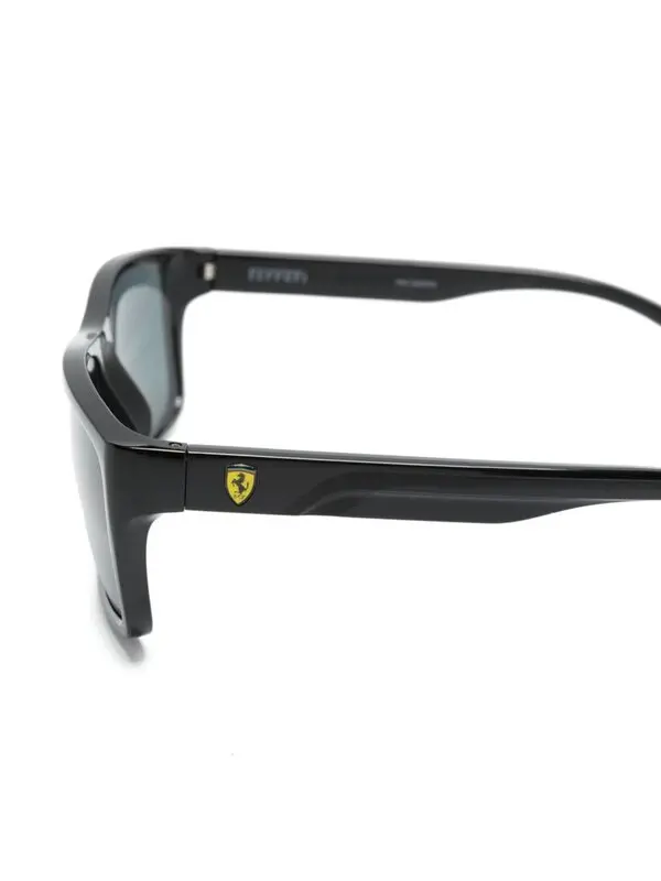 SCUDERIA FERRARI Logo-plaque Rectangle-frame Sunglasses