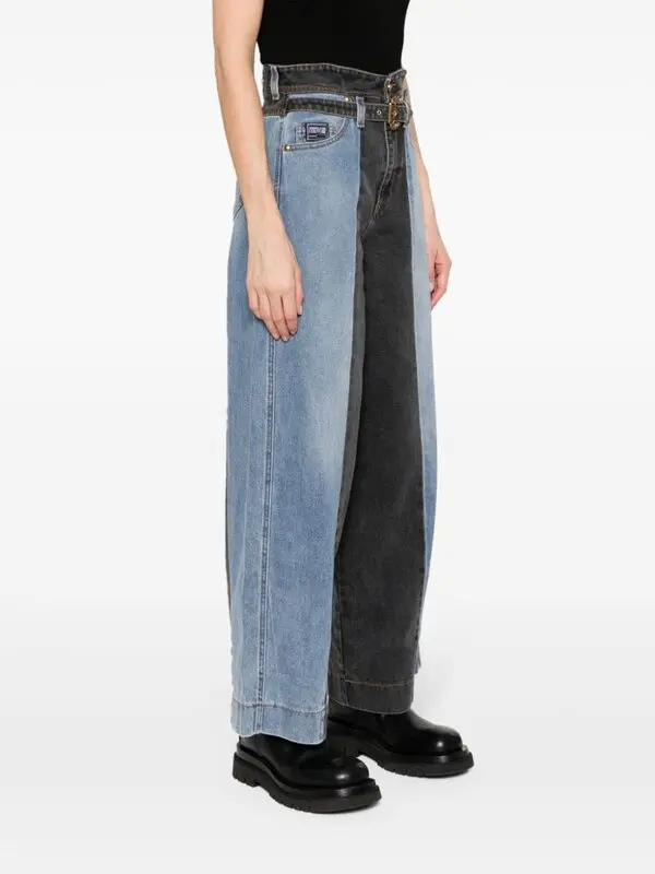 Versace High-rise Wide-leg Jeans