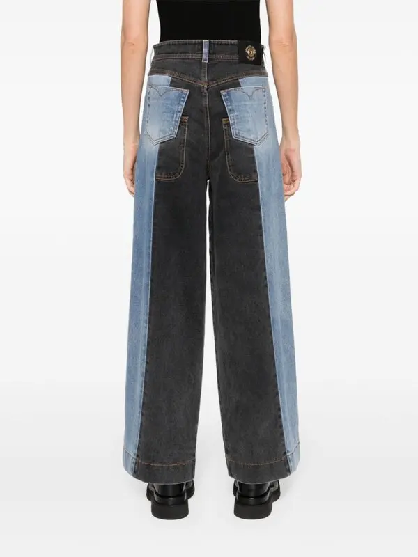 Versace High-rise Wide-leg Jeans