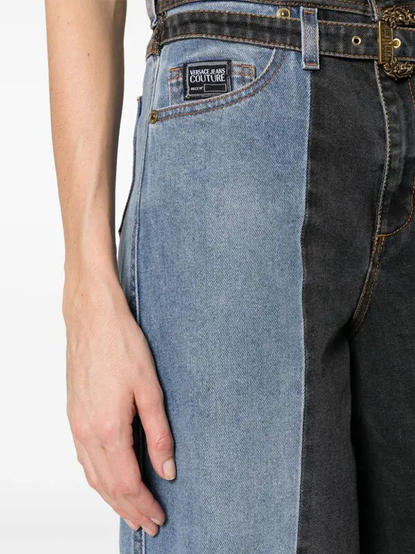 Versace High-rise Wide-leg Jeans