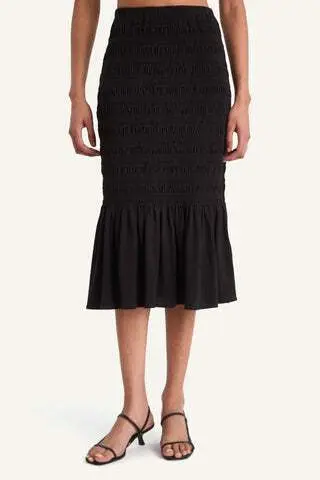 Merlette Sereda Midi Skirt - Black