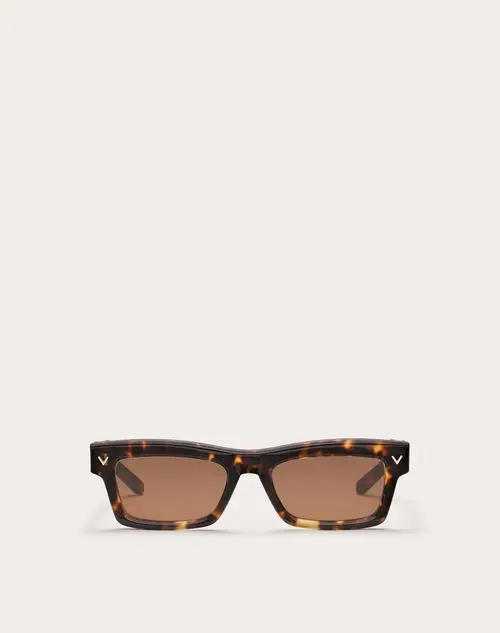Valentino Garavani V-sharp Rectangular Sunglasses