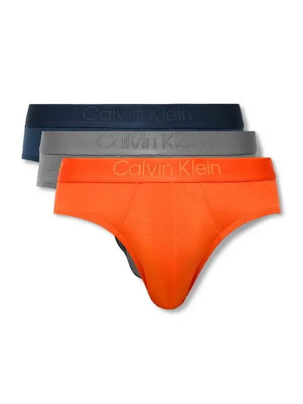Calvin Klein Three-pack Stretch-jersey Briefs